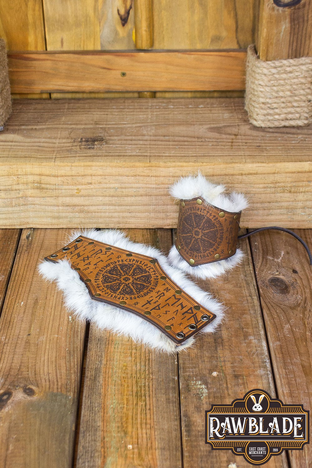Freya Bracers - Viking Leather Arm Guard | Epic Armoury